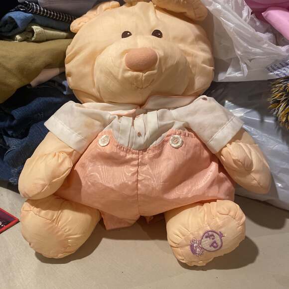 Fisher-Price | Toys | Vintage 986 Fisher Price Puffalump Peach Bear Cub ...